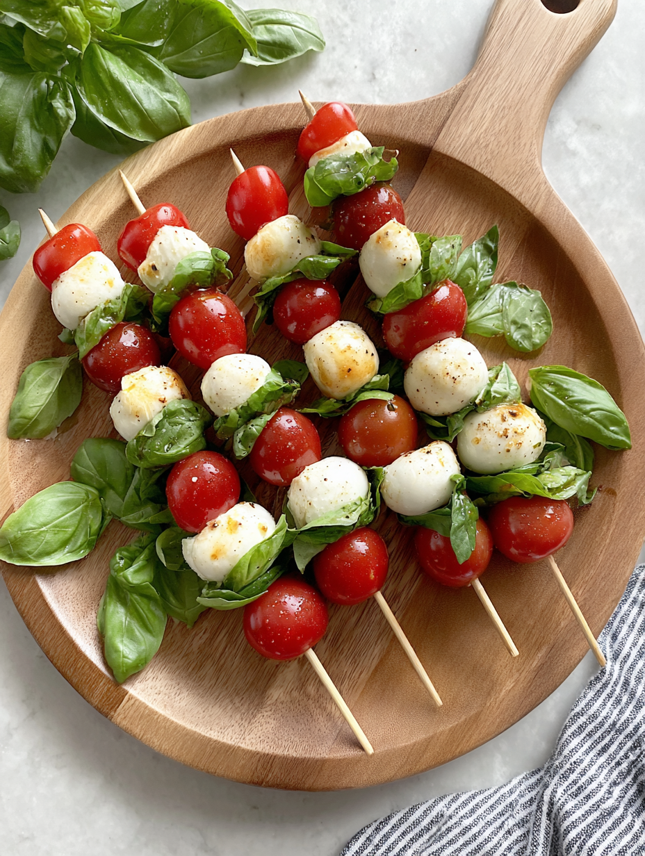 Perfect Caprese Skewers: The Ultimate 15-Minute Party Appetizer That ...