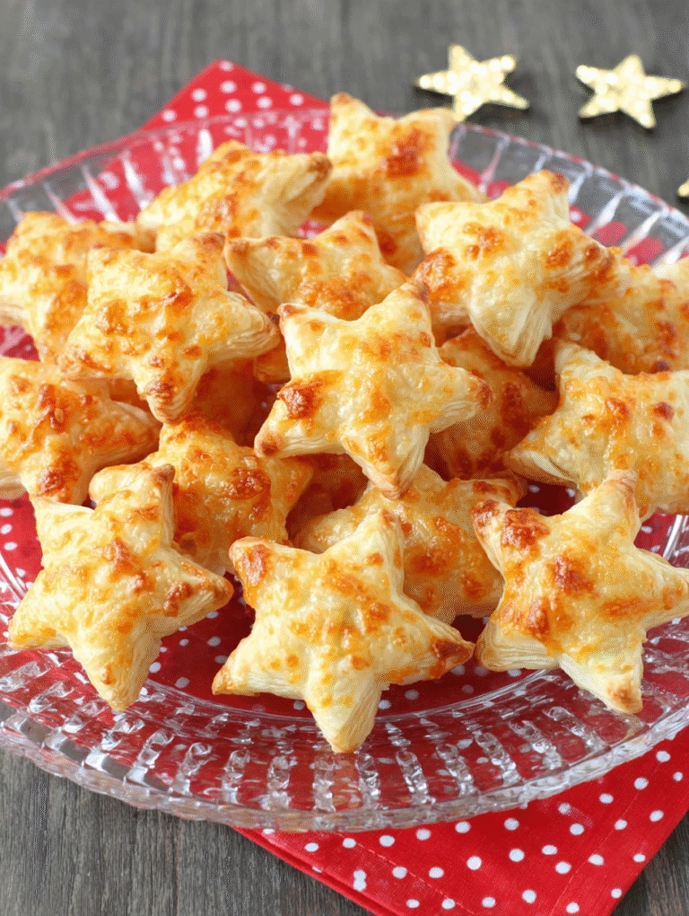 Easy Cheesy Puff Pastry Stars Recipe – Perfect for Any Occasion
