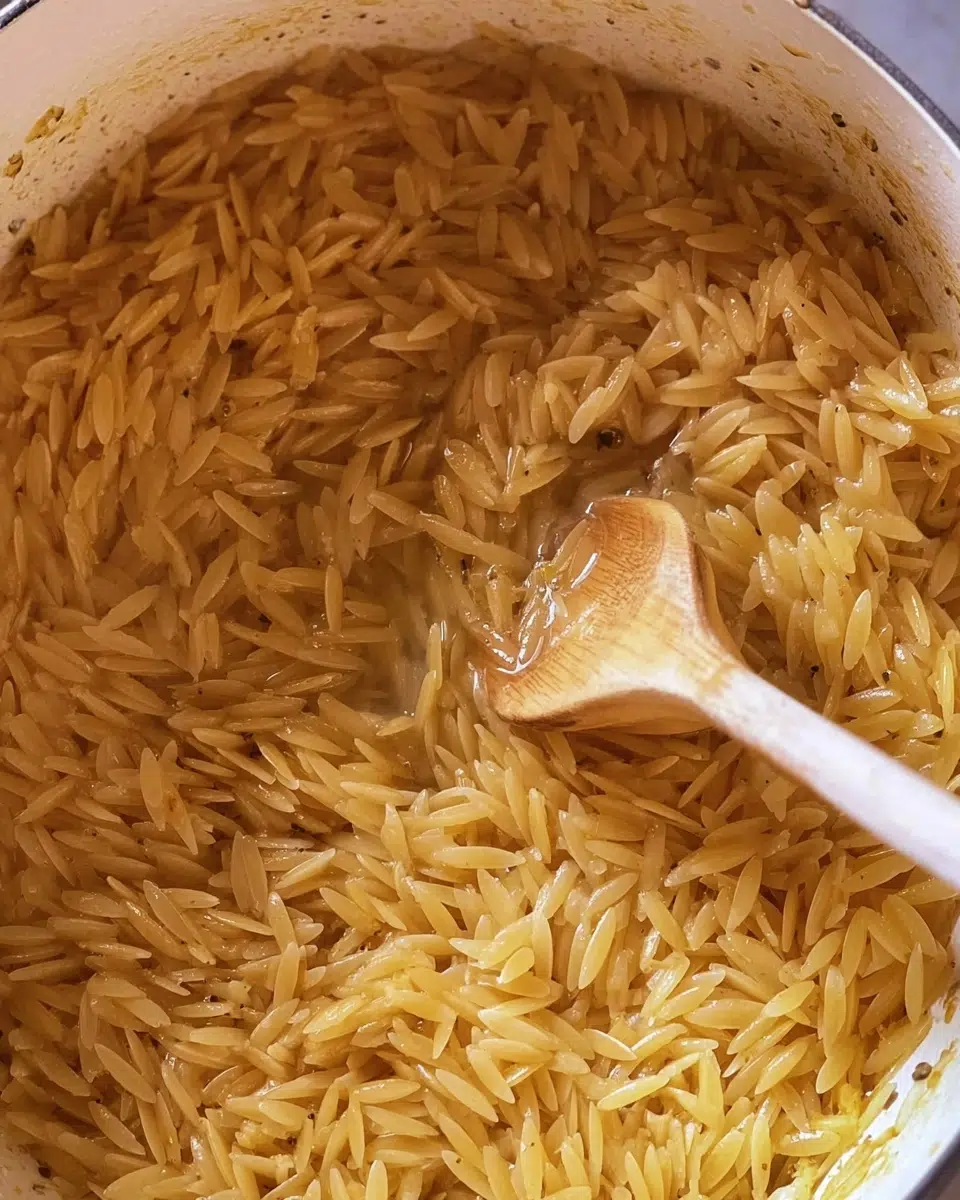 Shrimp Orzo in Lemon Garlic Sauce: Quick & Flavorful Dinner
