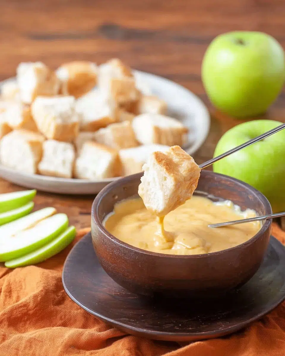 Cheddar Cheese Fondue - Easy Pub-Style Cheese Dip Recipe with Beer