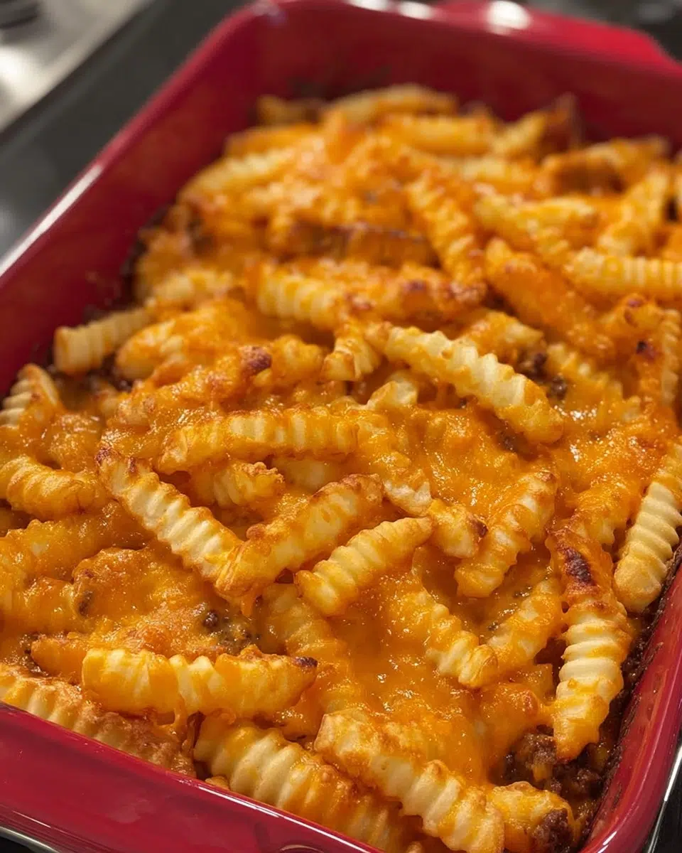 Ultimate Cheeseburger French Fry Casserole Recipe