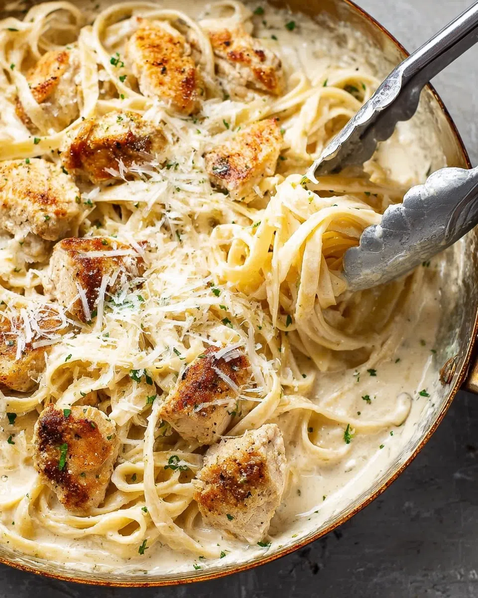 Ultimate Creamy Chicken Fettuccine Alfredo Recipe