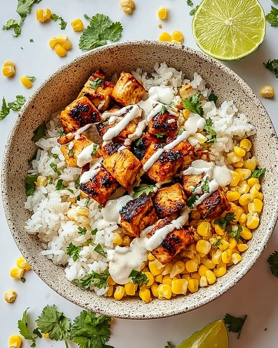 Street Corn Chicken Rice Bowl: A Flavor-Packed Copycat Cafe Meal