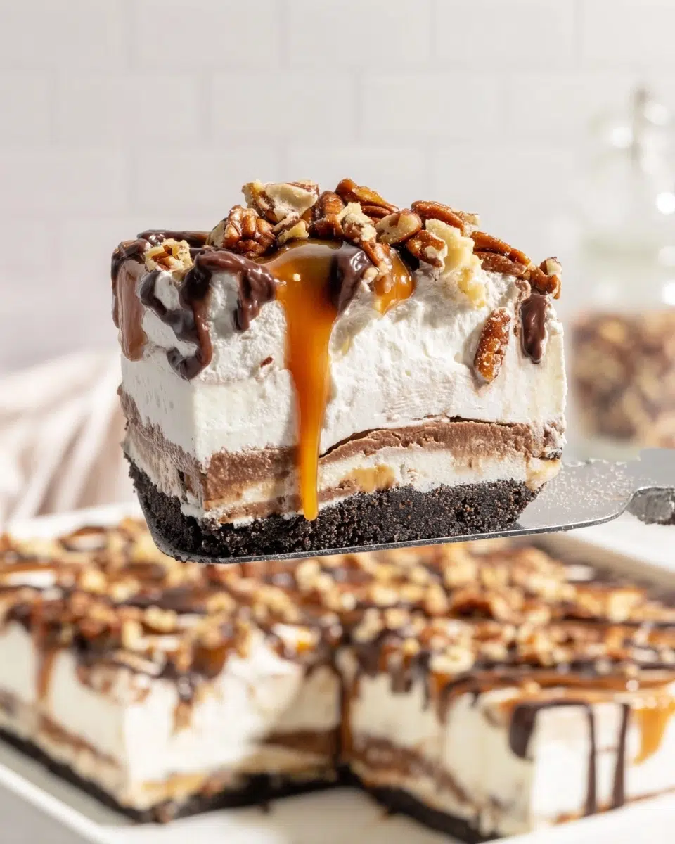 Decadent Turtle Lush Dessert Recipe